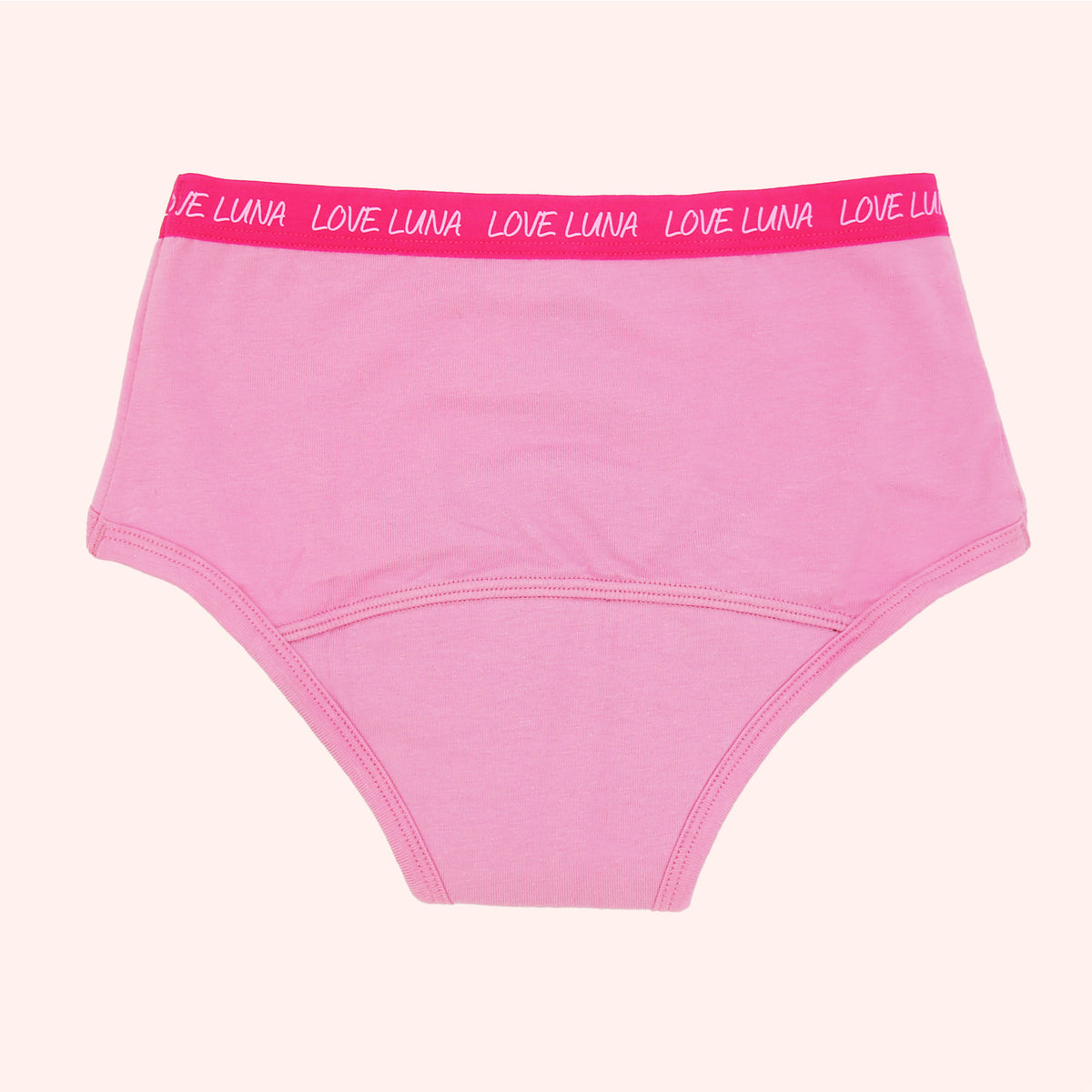 Love Luna First Period Boyleg Brief for Teens and Tweens - Bubblegum P ...