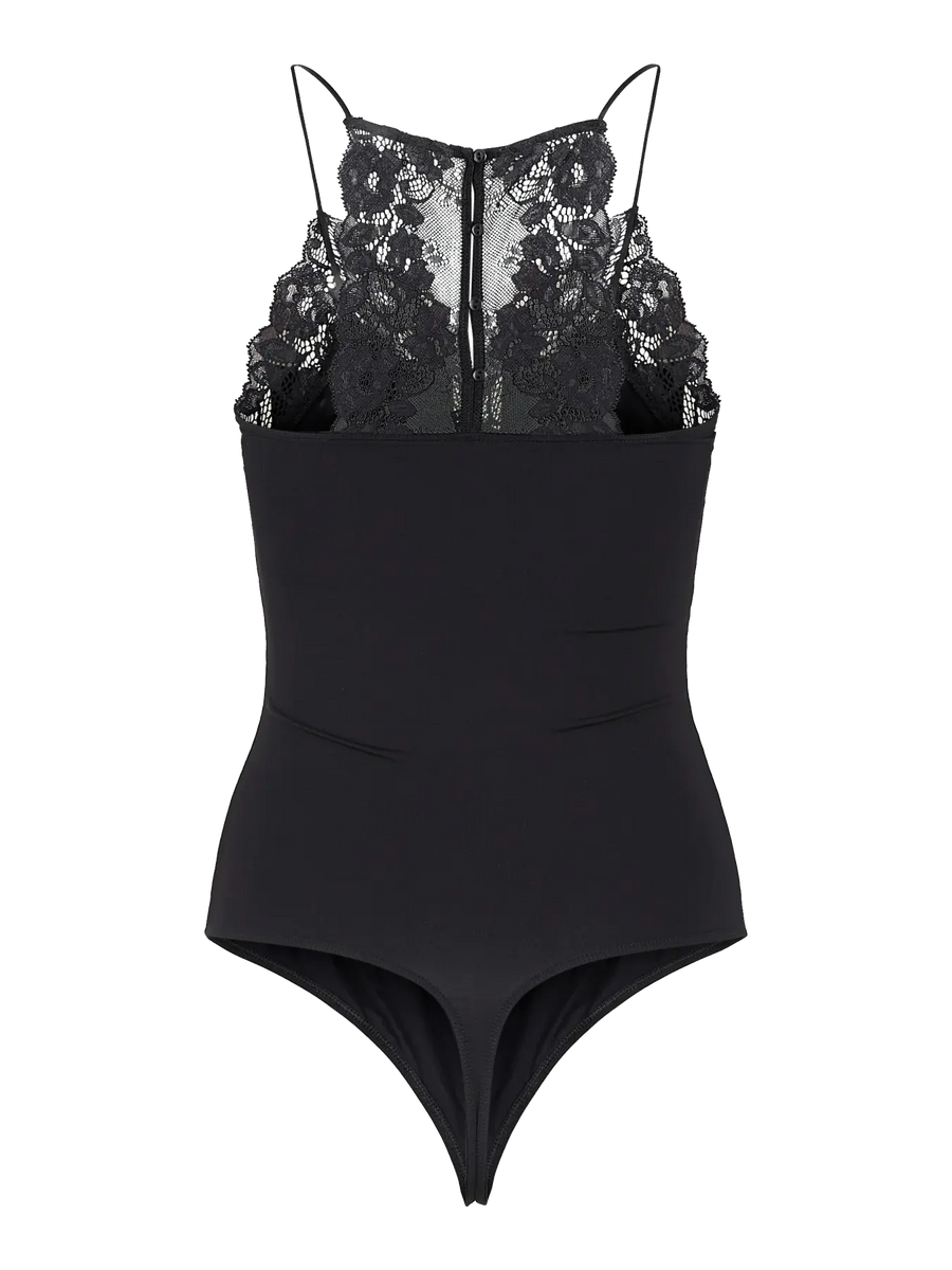 Pieces® Kornelie Spaghetti Strap Bodysuit Simply Hosiery Online