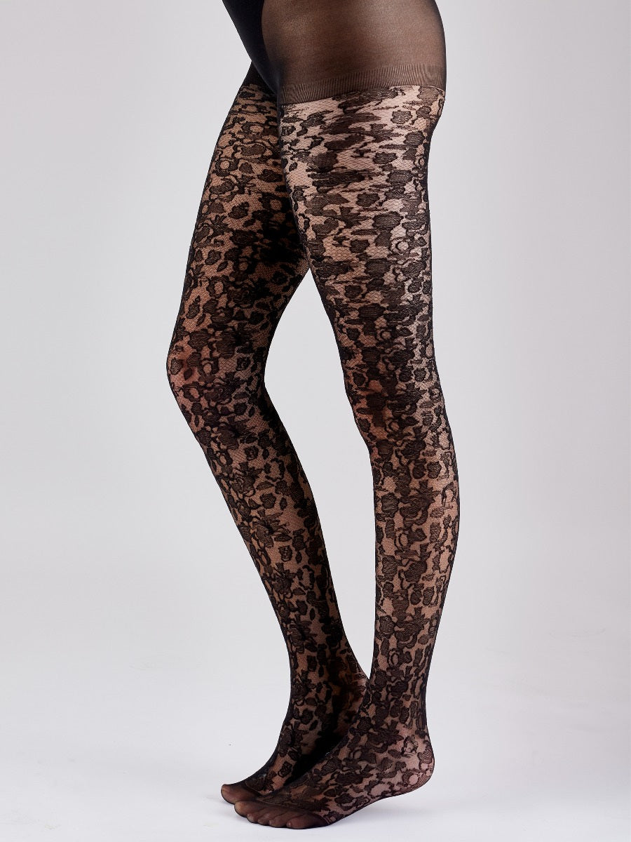 Pretty Polly Floral Lace Patterned Fashion Tights – Simply Hosiery Online