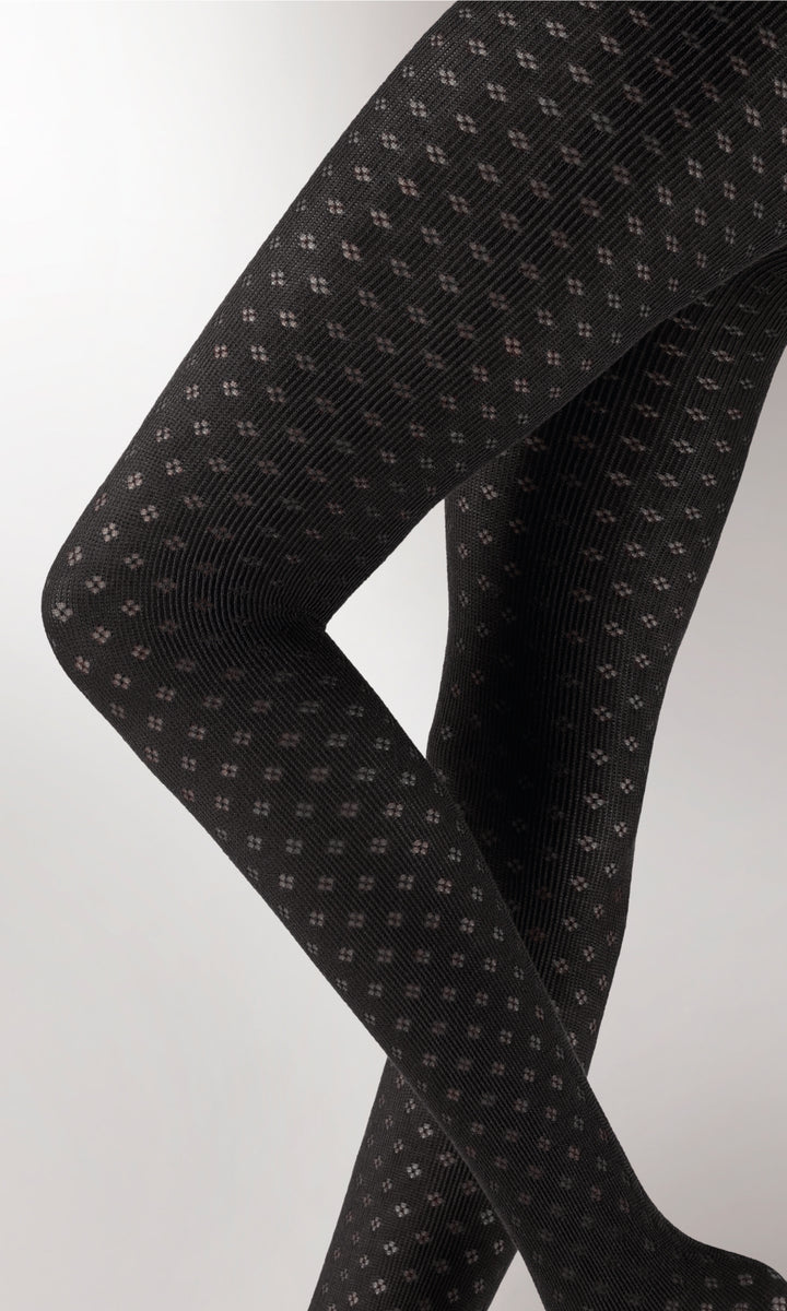 Pretty Polly Small Diamond Flower Opaque Cotton Tights – Simply Hosiery ...